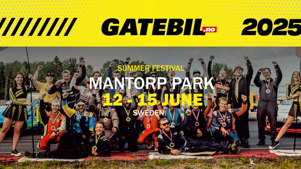 Gatebil Mantorp Park Summer Festival på MANTORP, Mantorp Park i Sverige ...